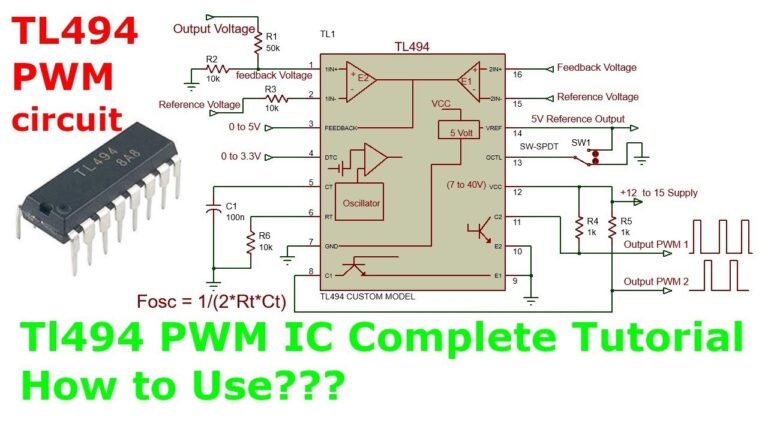 How to use a TL494 PWM controller? – FAQ About Electronics